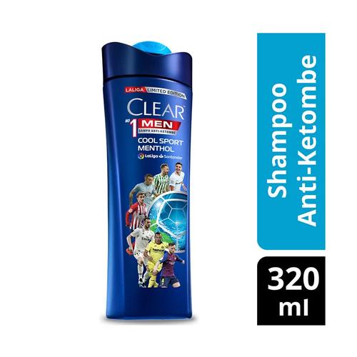 Jual CLEAR Men Cool Sport Menthol Shampoo - Anti Bakteri [320 mL ...