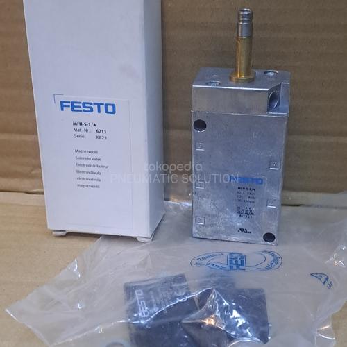 Jual SOLENOID VALVE FESTO MFH-5-1/4 (6211) DC24V/AC220V - Jakarta Barat ...