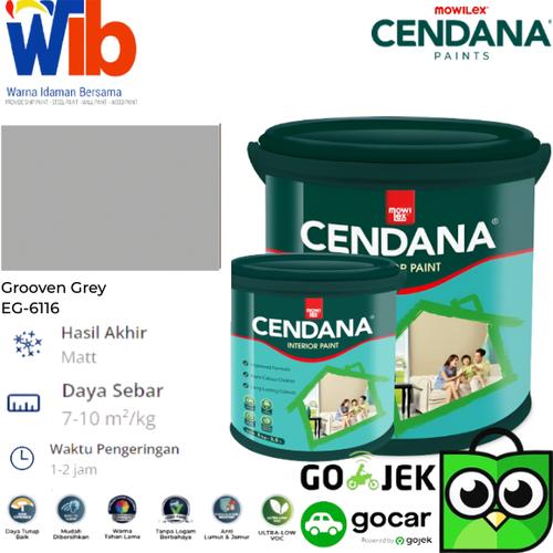 Jual CAT TEMBOK MOWILEX CENDANA GROOVEN GREY EG-6116 - 25KG INTERIOR ...