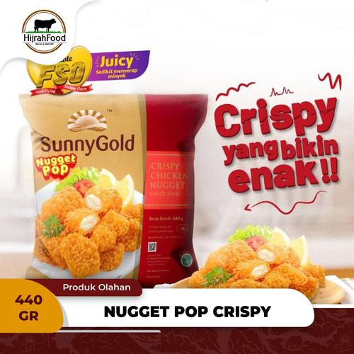 Jual Sunny Gold Crispy Chicken Nugget Pop | Naget Ayam Krispy (440 gr ...