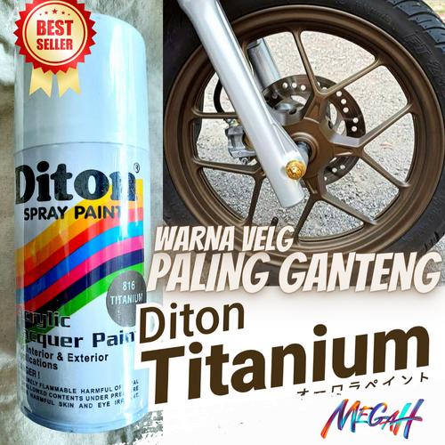 Jual DITON CAT SEMPROT METAL COLOURS WARNA LENGKAP (BRONZE, TITANIUM ...