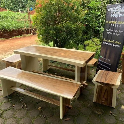 Jual meja cafe trembesi/ meja bar trembesi/ meja trembesi set - Kab ...