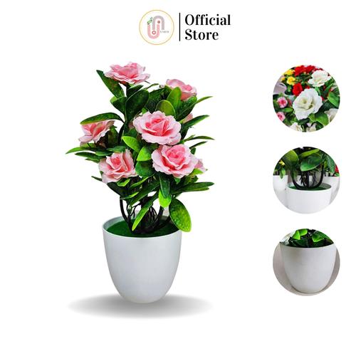 Jual Tanaman Hias Bunga Mawar Plastik Artificial Pajangan Dekorasi ...