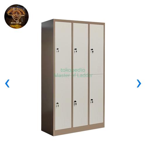 Jual Locker Lemari Besi Jumbo 6 Pintu / Loker Kabinet Karyawan 6 Pintu ...