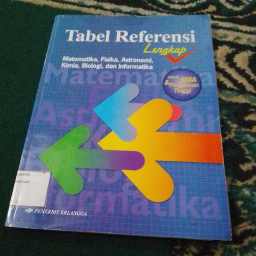 Jual Buku Tabel Referensi Matematika,Fisika,Astronomi,Fisika, Biologi ...