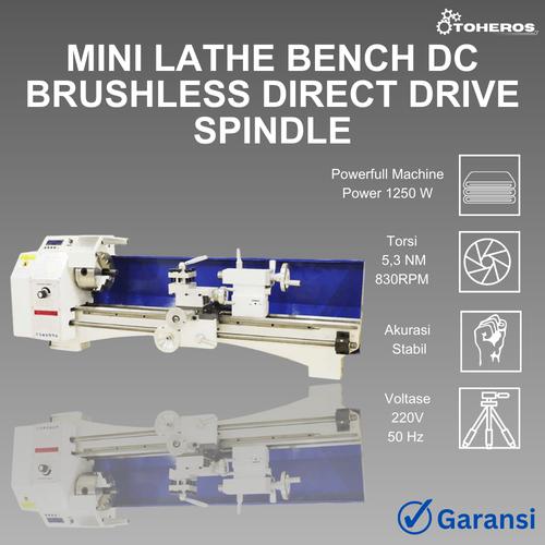 Jual Mesin Bubut Kayu Mini Lathe Bench DC Brushless Direct Drive ...