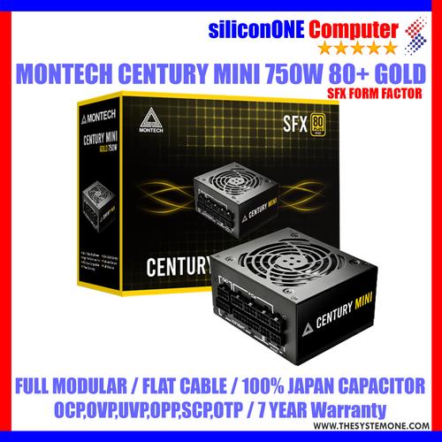 Jual MONTECH CENTURY MINI 750 GOLD Powersupply 750W SFX - Kota Bandung ...