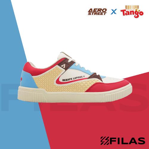 Jual Sepatu Aerostreet X Wafer Tango Krem Merah Biru Limited BNIB - 37 ...