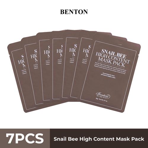 Promo BENTON Snail Bee High Content Mask Pack 1 Week Skin Barrier Care ...