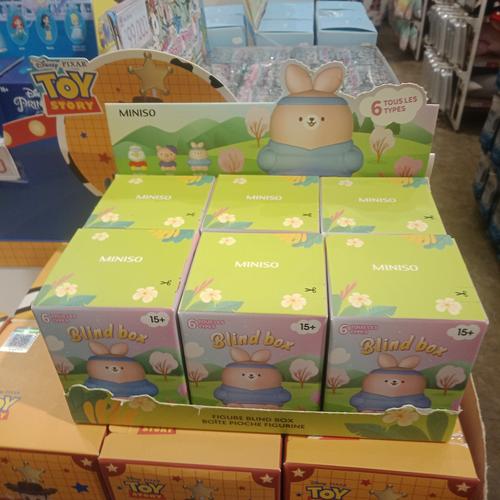 Jual MINISO Pajangan Lucu - MINI FAMILY Sitting Series Blink Box Figure ...