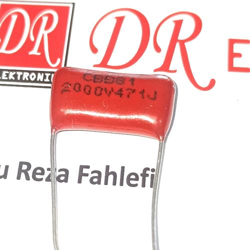 Jual Kapasitor Capasitor Milar 471 2kv 471J 2000v 471 2000v 470pf 2000v ...