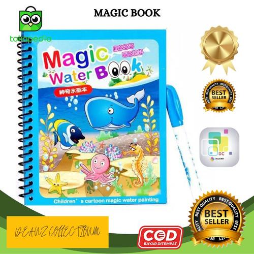 Jual Magic Water Book VIRAL/Buku mewarnai ajaib/Buku mewarnai water ...