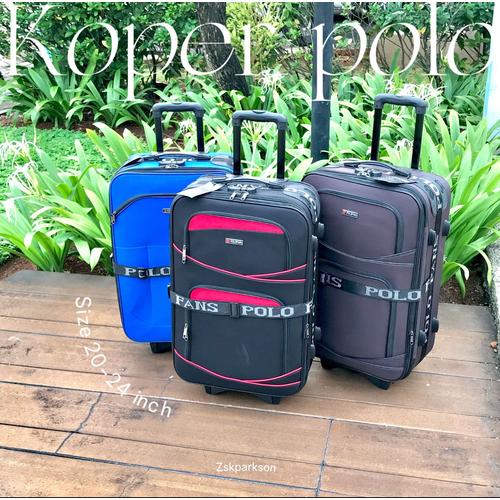 Jual Koper POLO koper kain 20 inch 24 inch koper bagasi koper bahan ...