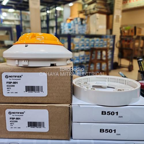 Jual Smoke Detector Notifier FSP-851 + Base B501 New Original By Honeywell - Smoke + Base ...