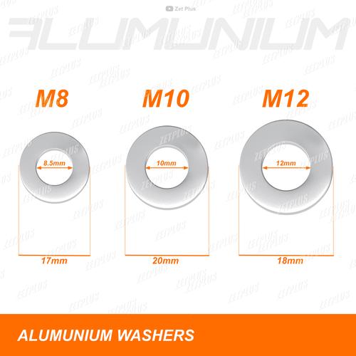 Jual RING ALUMUNIUM M8-M10-12 /washer oil/tutup-tap oli Universal ...