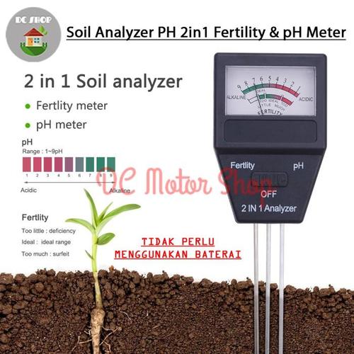 Jual Soil Meter 2in1 pH Meter and Fertility Meter Tester Test NPK ...