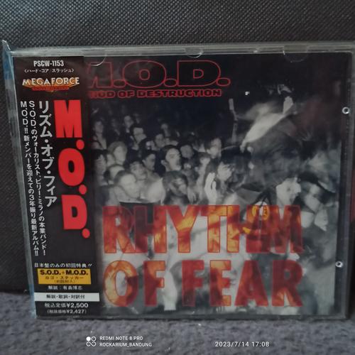 Jual CD Japan Method Of Destruction M.O.D. - Rhythm of fear - Kab ...