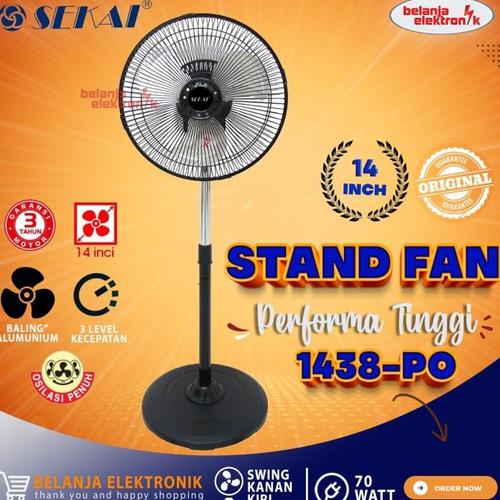 Jual NS KIPAS ANGIN BESI STAND FAN 14 INCH SEKAI HSN 1438 PO PERFORMA ...