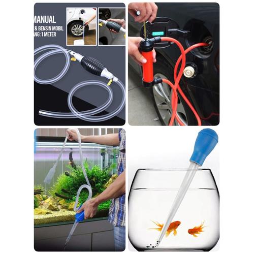 Jual Pompa Transfer Bensin Oli Hand Pump Oil Extractor Sucker Siphon ...
