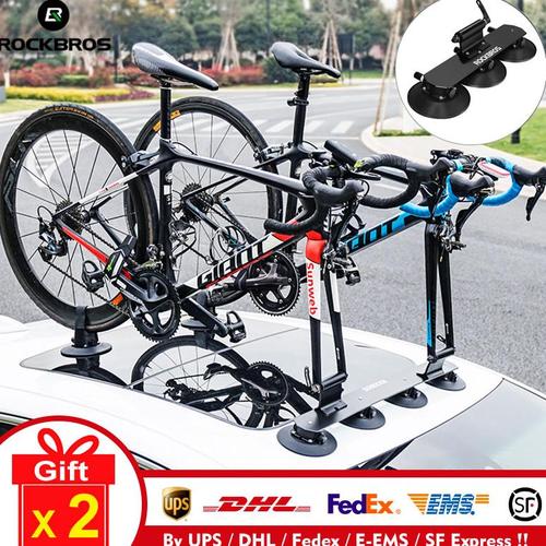 Jual INS ROCKBROS Car Roof Top Suction Carrier Bicycle Rack For ...