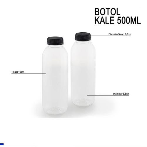 Jual Botol Kale 500 ml Botol Plastik PET 500ml Botol Jus Kopi 500 ml ...
