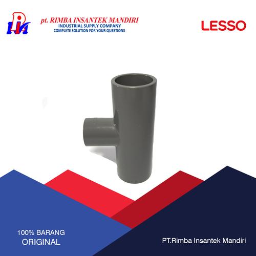 Jual Tee Reducer PVC Lesso AW 3/4 x 1/2" inch Vlok Tee Sambungan Pipa - Kota Bandung - PT. Rimba ...