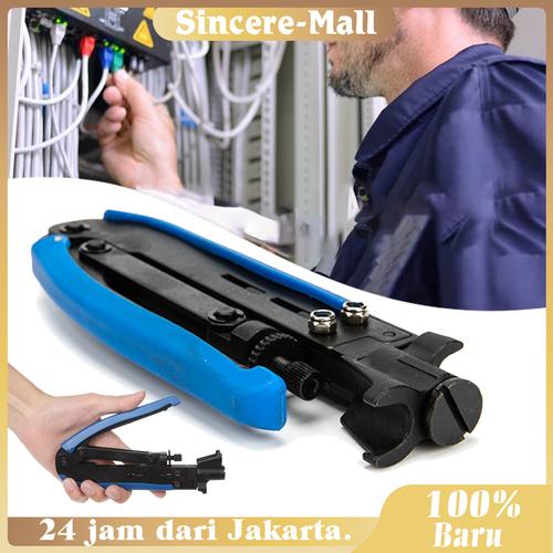 Jual Tang Crimping Tang Press Compression Coaxial BNC, F, RG59, RG6 ...