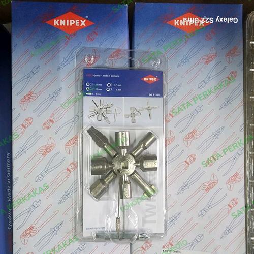 Jual Knipex Kunci Panel Universal 00 11 01 Control Cabinet key For all ...