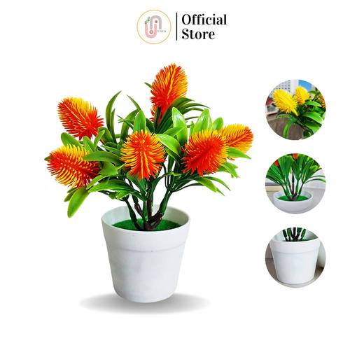 Jual Tanaman Hias Pot Bunga Kembang Bonsai Palsu Pajangan Dekorasi ...
