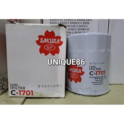 Jual OIL FILTER C-1701 FILTER OLI C-1701 SAKURA - Jakarta Pusat ...