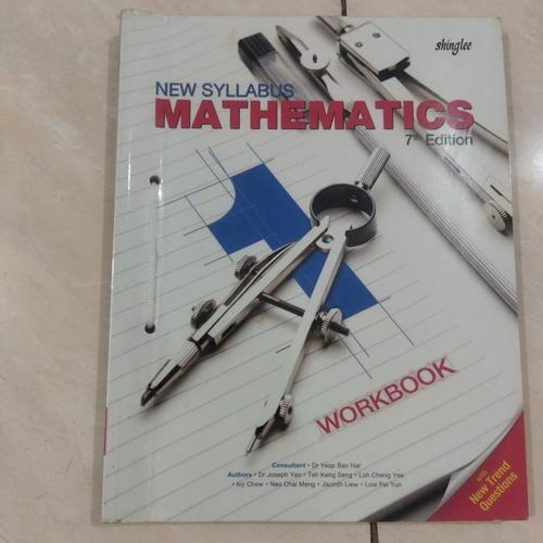 Jual Buku(bekas)-New Syllabus Mathematics Workbook 1 With New Trend ... Jual Buku(bekas)-New Syllabus Mathematics Workbook 1 With New Trend ...