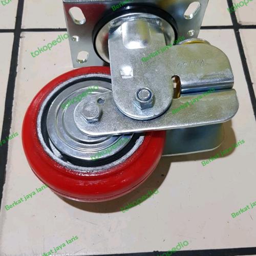 Jual roda troli Pu spring 6 inch hidup - Kota Tangerang - Berkat jaya ...