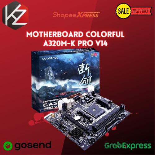 Jual MOTHERBOARD COLORFUL A320M-K PRO V14 (AMD AM4, A320M, DDR4, USB3.0 ...