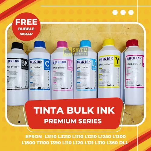 Jual Tinta Epson 1 Liter Bulk Ink 003 664 Suport Original - Black - Kab ...