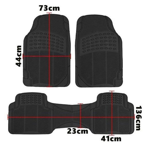 Jual KARPET MOBIL KARET UNIVERSAL 3 IN 1 DEPAN BELAKANG TEBAL 3D ...