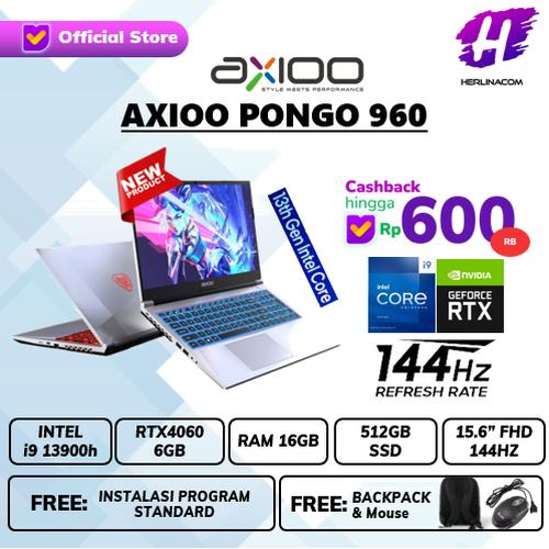 Promo Axioo Pongo 960 i9 13900h Rtx 4060 8Gb 16gb 512gb ssd Win 11 Pro ...