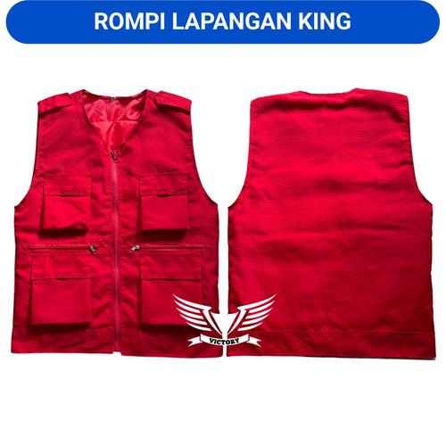 Jual ROMPI LAPANGAN MULTIFUNGSI KING - ROMPI TACTICAL - VEST - Merah, M ...