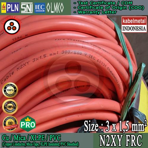 Jual Kabel N2XY FRC 3x1,5 mm2 METAL /3 x 1,5 mm2/3x1.5mm2/3x1.5 mm2/3 x 1.5 - Kab. Bekasi - CV ...