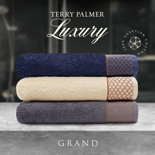 Promo TERRY PALMER LUXURY GRAND/ HANDUK MANDI 70 X 140CM - Grey - Kota ...