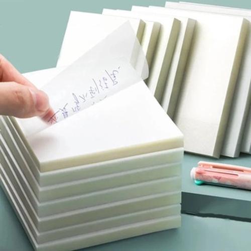 Jual Sticky Notes Transparan Anti Air Dan Halus 50 Lembar Label Stiker ...