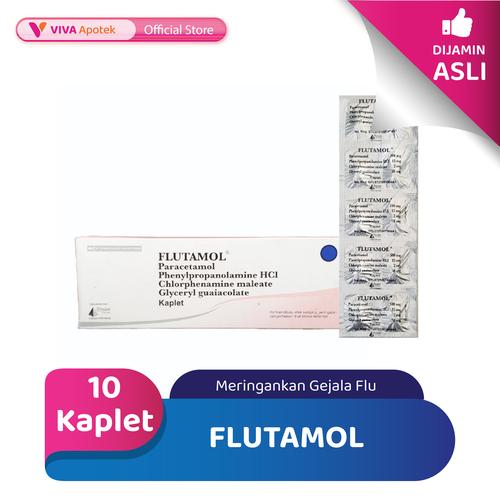 Promo Flutamol untuk Meringankan Gejala Flu & Demam (10 Kaplet ...