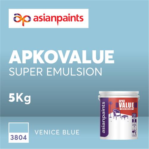 Jual ASIAN PAINTS CAT TEMBOK INTERIOR APKO VALUE (VENICE BLUE) - 5 KG ...