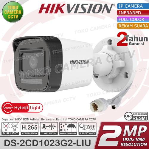 Jual IP CAMERA 2MP HIKVISION DS-2CD1023G2-LIU IP KAMERA POE COLORVU AUDIO - Jakarta Barat - TOKO ...