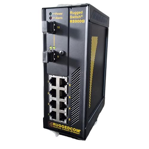 Jual RUGGEDCOM RS900GNC-48-P-2LC10-XX 10 port Managed Ethernet Switch ...
