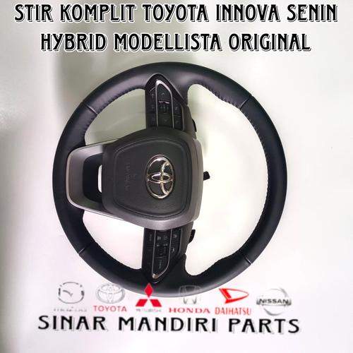 Jual stir setir komplit toyota innova zenix hybrid modellista original ...