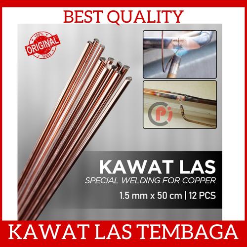 Jual Kawat Las Tembaga Suhu Rendah Welding Copper Perak Untuk Pipa AC ...