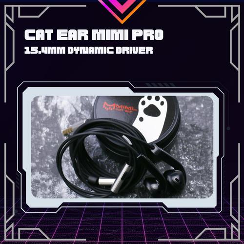 Jual Cat Ear MIMI PRO 15.4mm dynamic driver Earbud Earphone - Mic ...