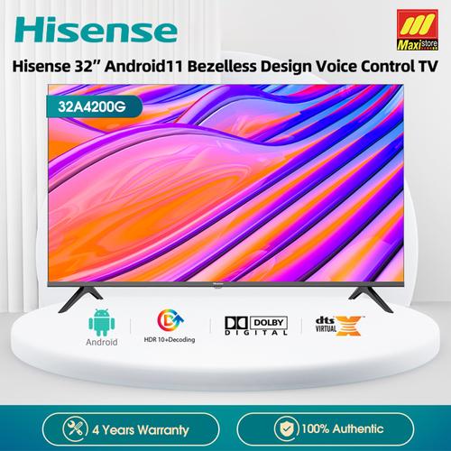 Jual HISENSE 32A4200G LED TV 32" Smart Android 11 [32 Inch] Dolby ...