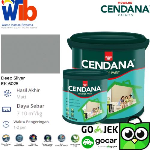 Jual CAT TEMBOK MOWILEX CENDANA DEEP SILVER EK-6025 - 25KG INTERIOR ...