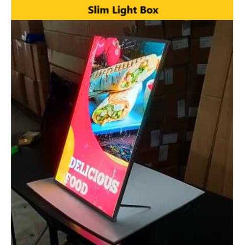 Jual Slim Light Box Menu Poster Led Neon Box Ukuran A2 A3 - A3 (29,7x42 ...